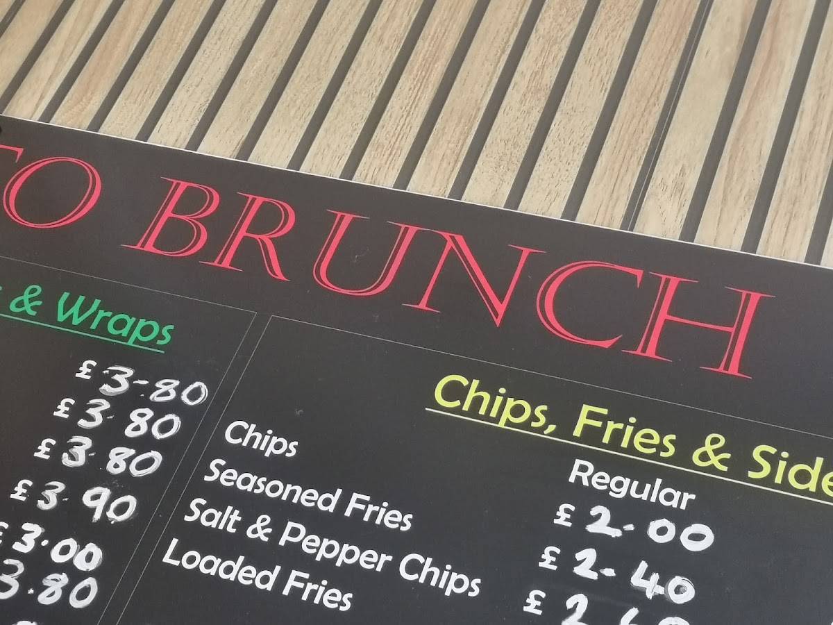 Menu at Brunch restaurant, Heywood