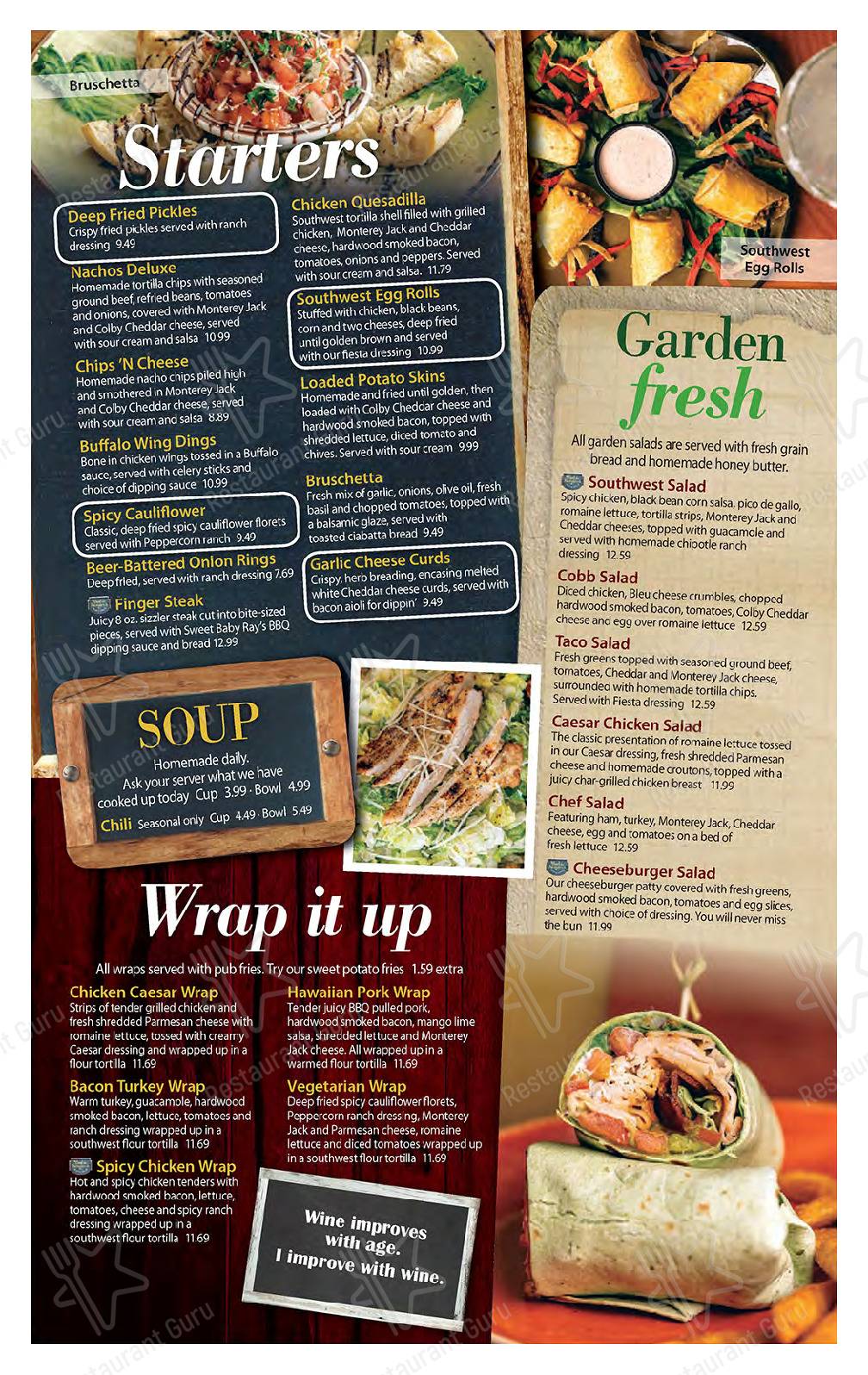 Menu at Bud & Stanleys Pub & Grub, Grand Rapids