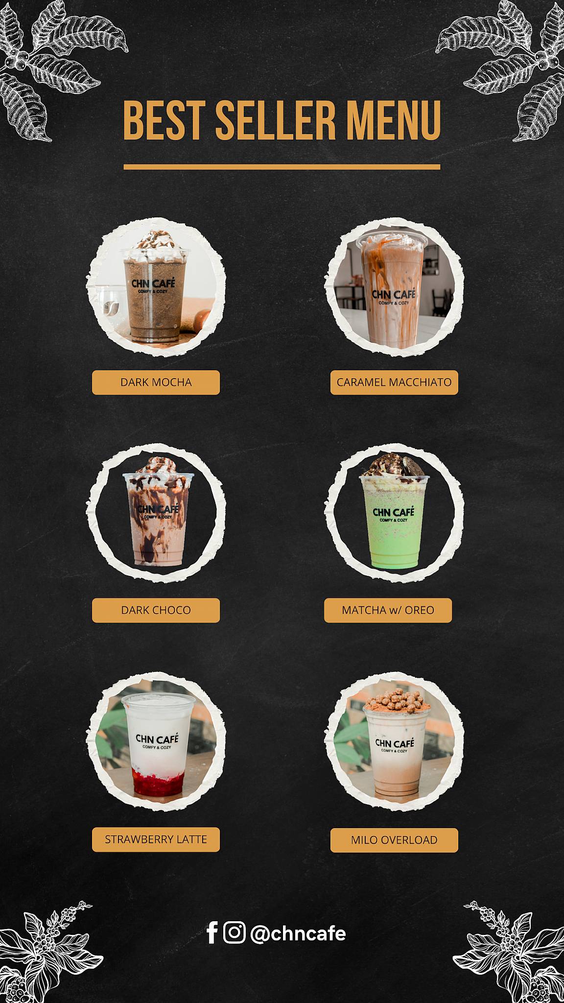 Menu at CHN CAFÉ BALANGA CITY BATAAN, City of Balanga
