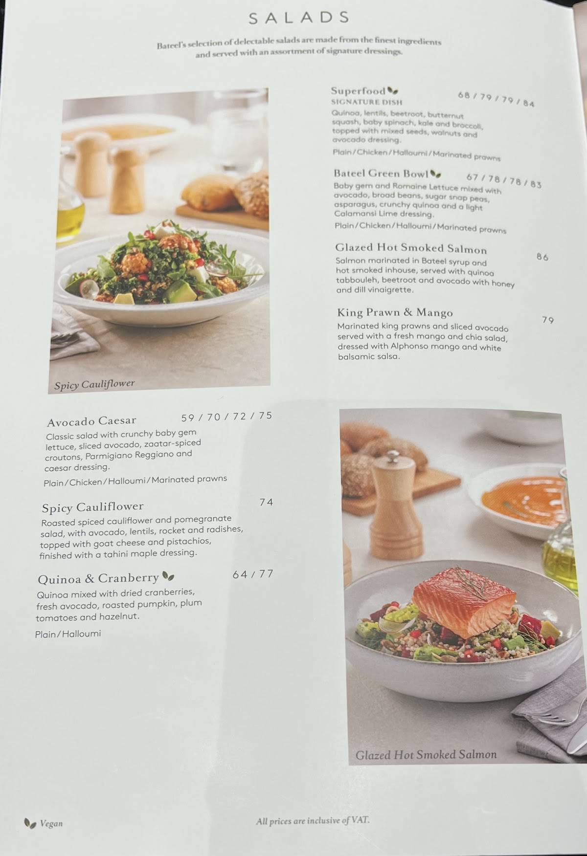Menu at Café Bateel - Dubai Hills Mall cafe, Dubai