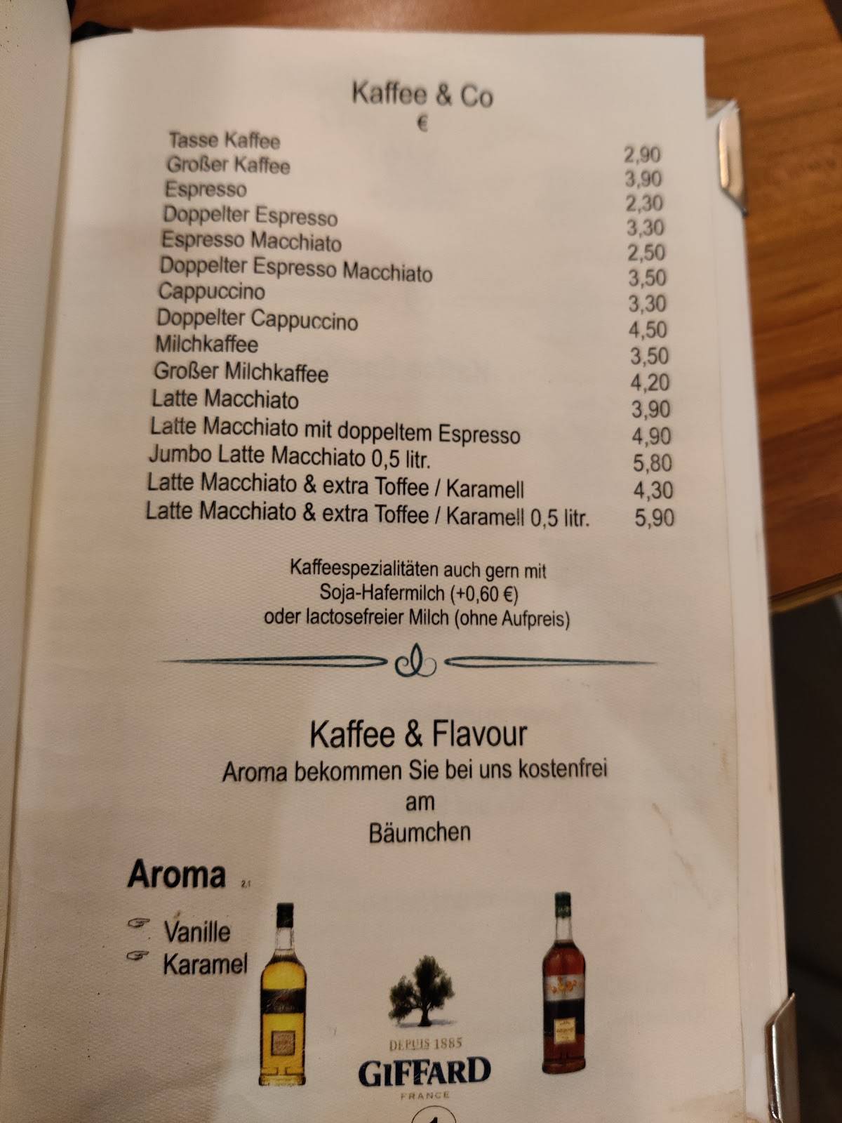 Speisekarte von Café Lino cafe, Dresden