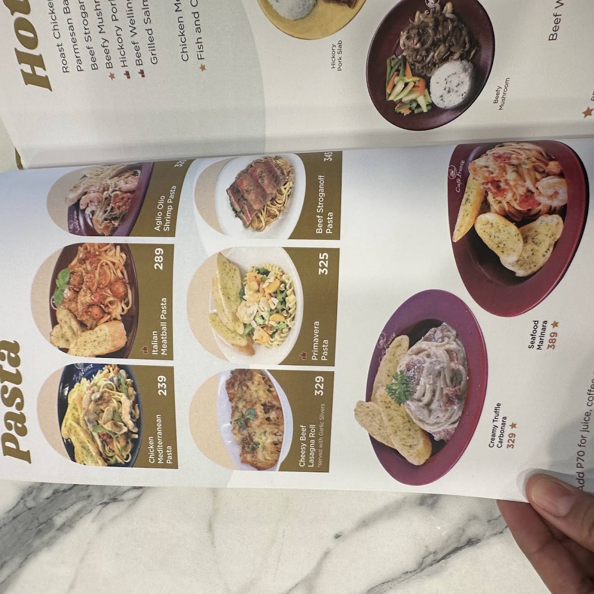Menu at Cafe France X Congo Grille - Antipolo, Antipolo