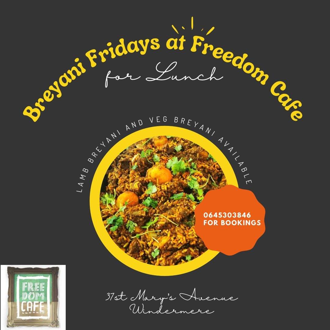 Menu at Freedom Café cafe, Durban