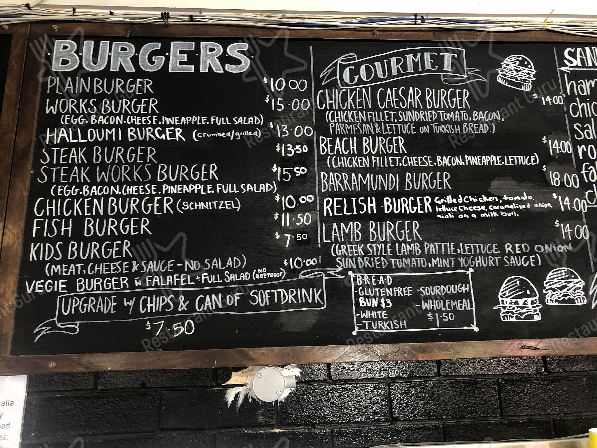 Menu at Hastings Point General Store cafe, Hastings Point
