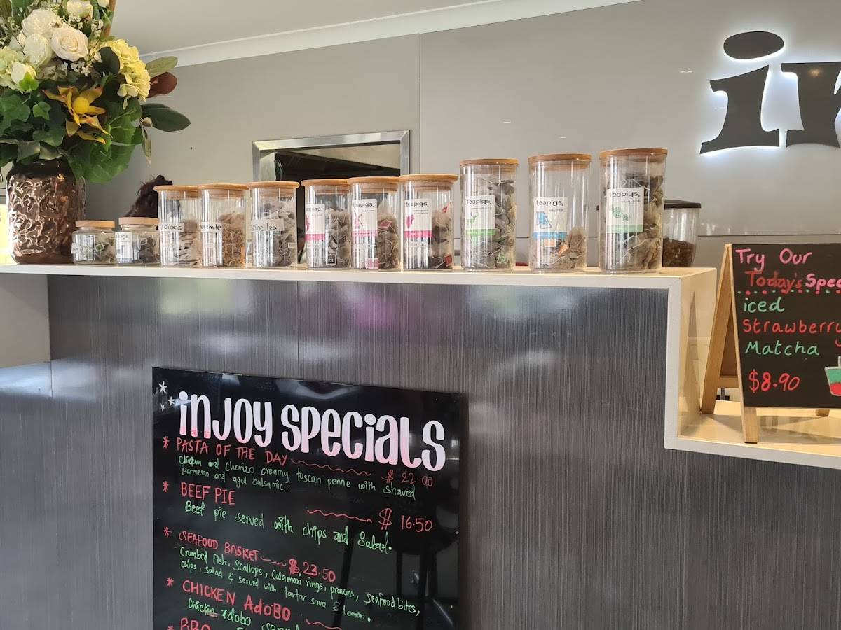 Menu at Cafe Injoy, Nicholls