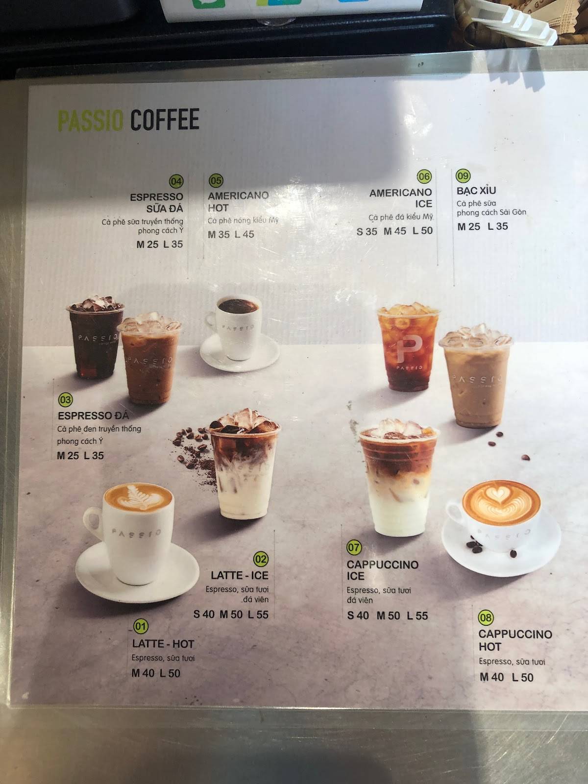 Menu at Katinat Saigon Kafe cafe, Ho Chi Minh City, 195 Đ. Bến Vân Đồn