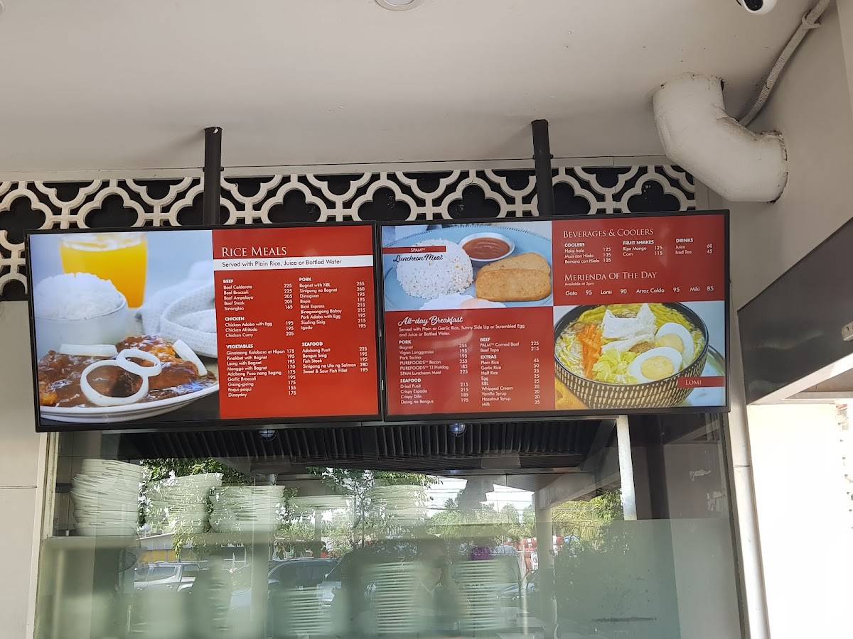 Menu at Marsha's Delicacies cafe, Bantay, HCQ9+R9G