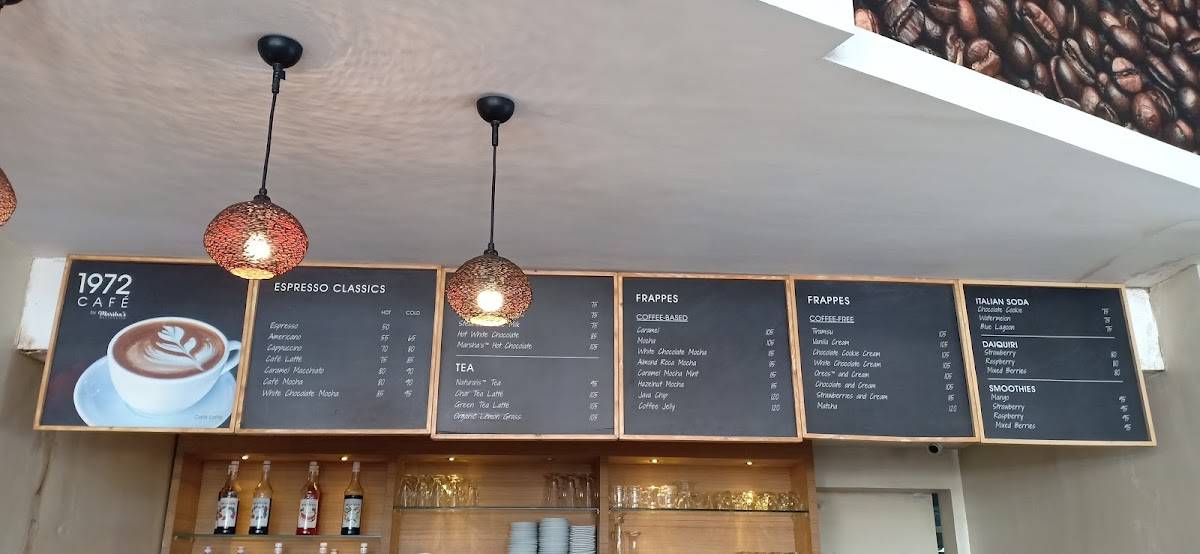 Menu at Marsha's Delicacies cafe, Bantay, HCQ9+R9G