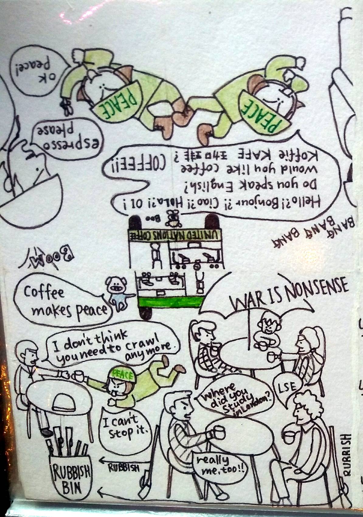 Menu at Moko Made Cafe, London