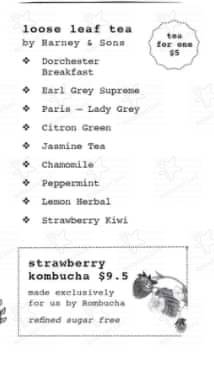 Menu at Punnet Eatery cafe, Tamahere