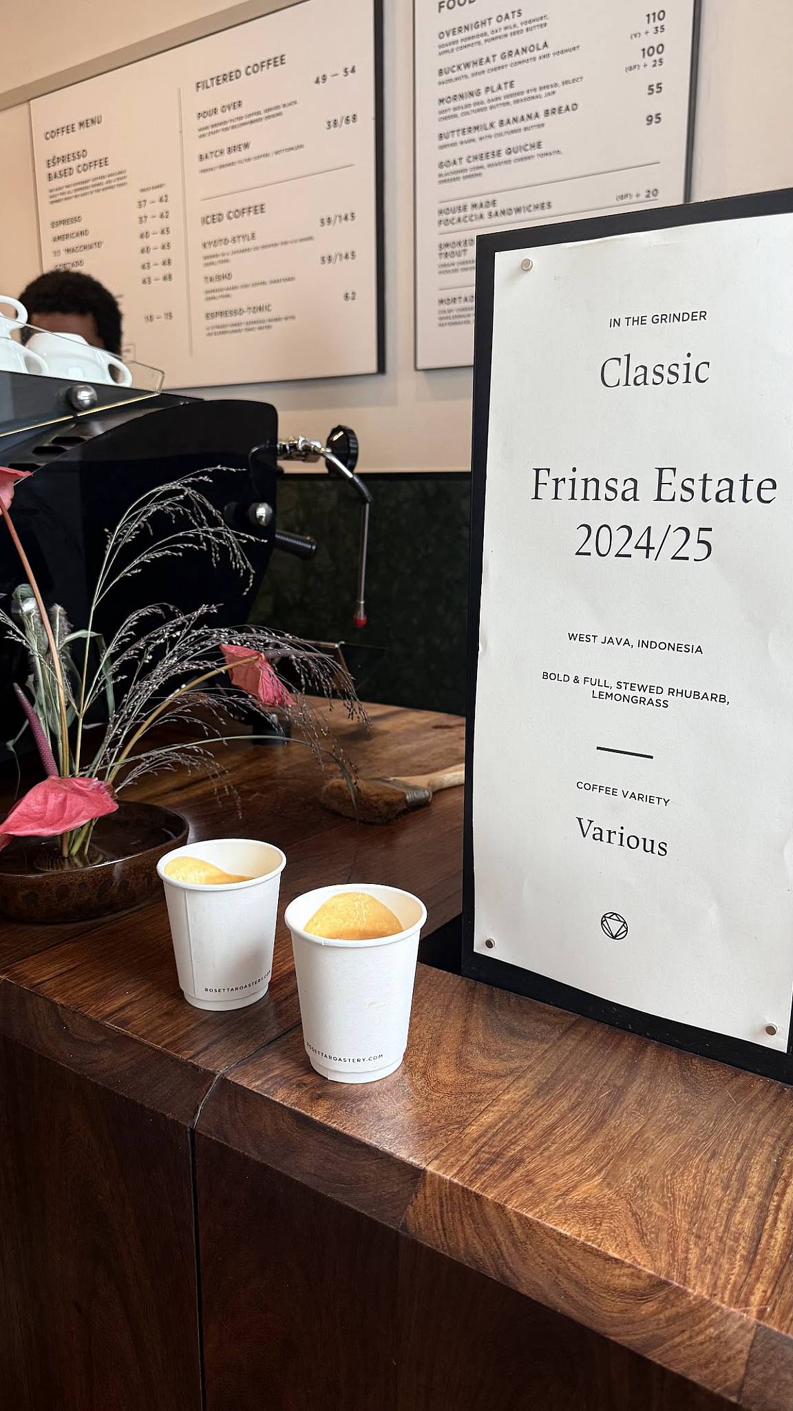 Menu at Rosetta Roastery Cafe (Bree Street), Cape Town, 101 Bree St