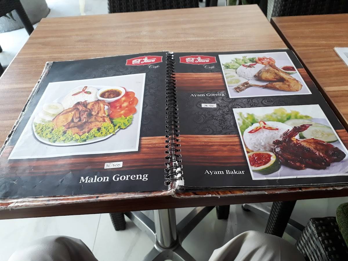 Menu at Teh Jawa Cafe Gramedia Pandanaran, Semarang