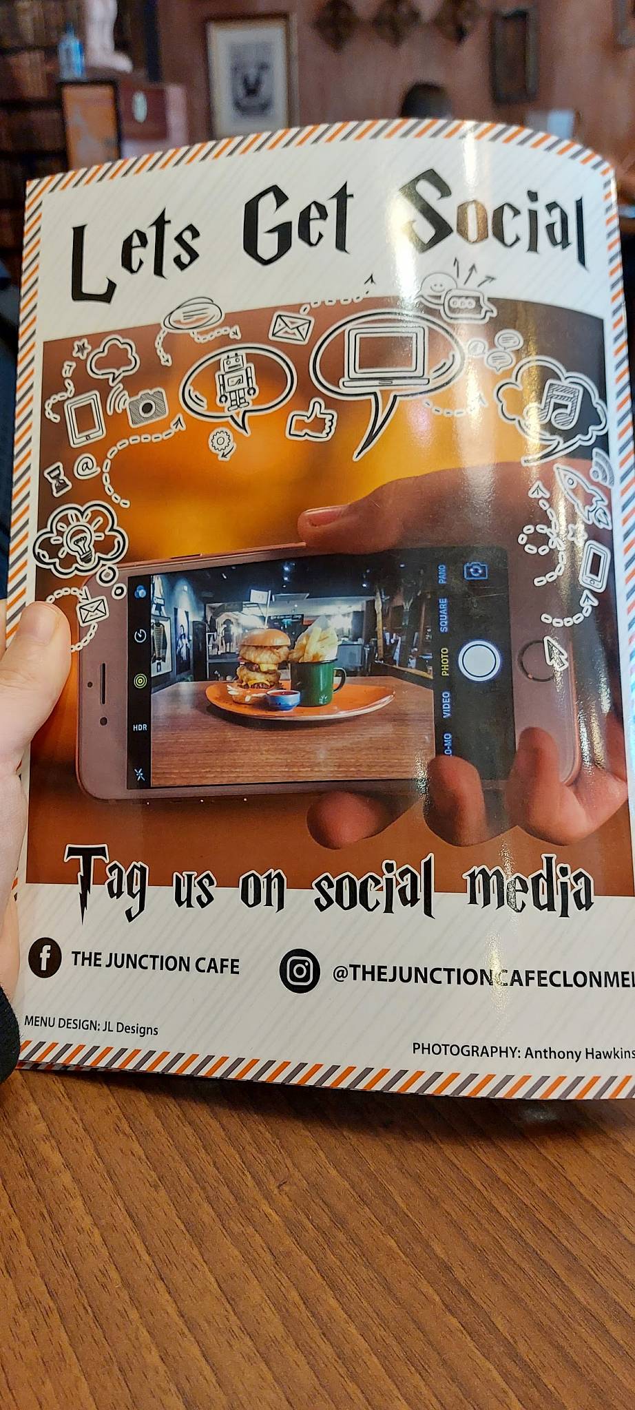 Menu at The Junction Cafe, Clonmel