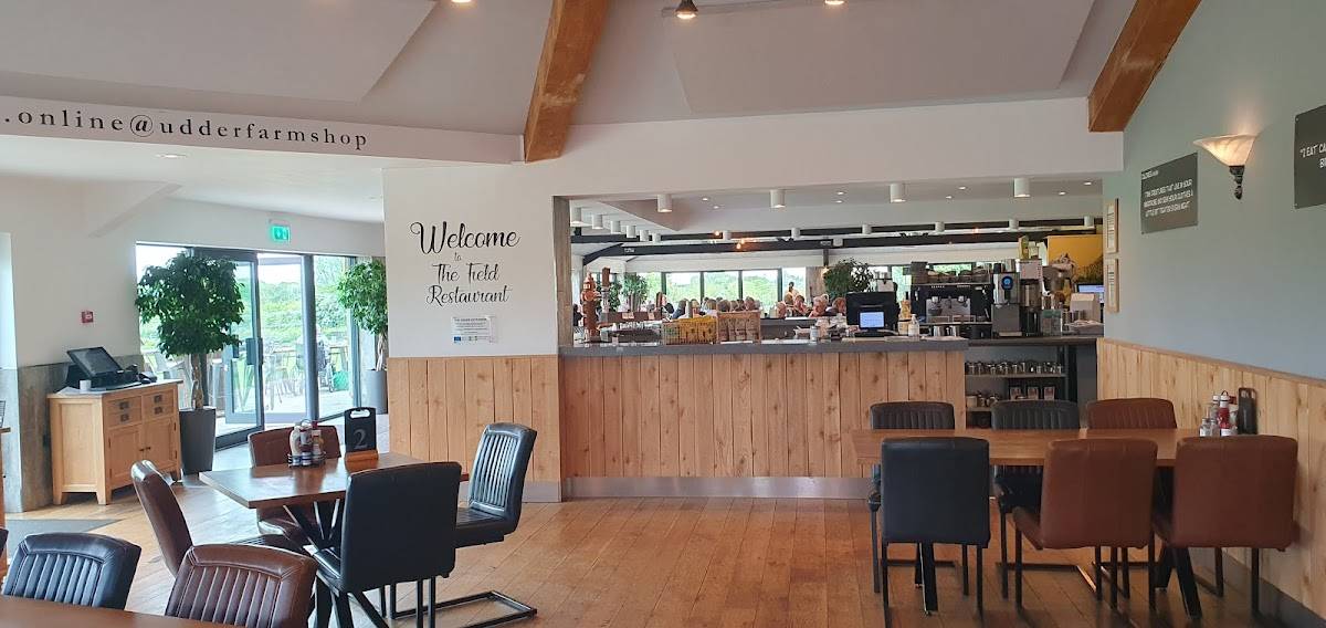 Menu at The Udder Farm Shop cafe, Gillingham