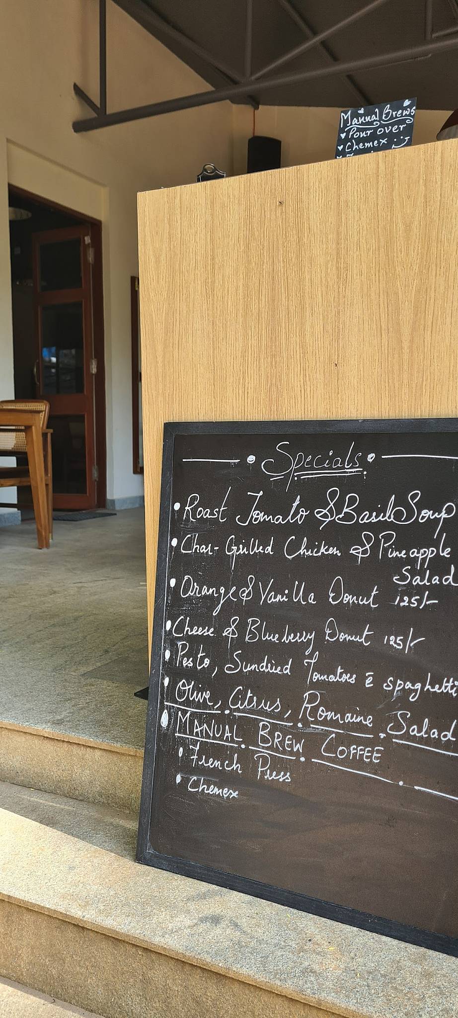 Menu at Trippy Goat Cafe, Bengaluru