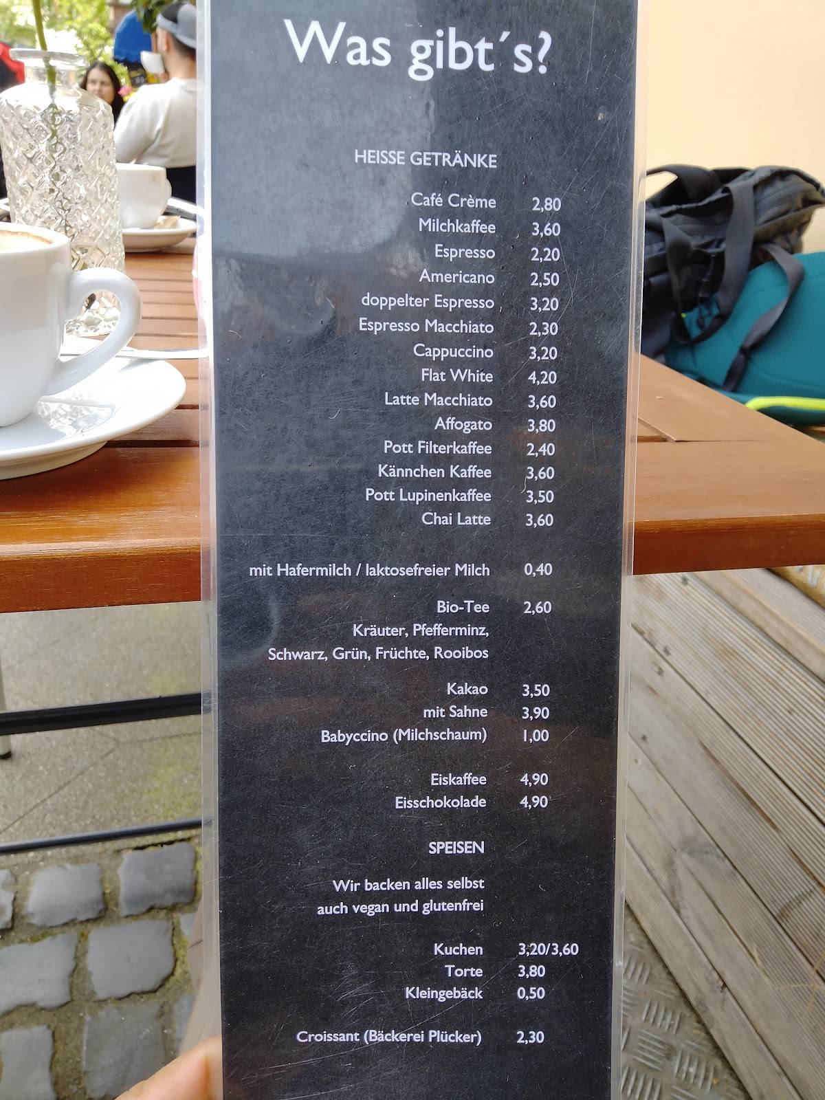Speisekarte von Cafe am Bebelplatz, Kassel