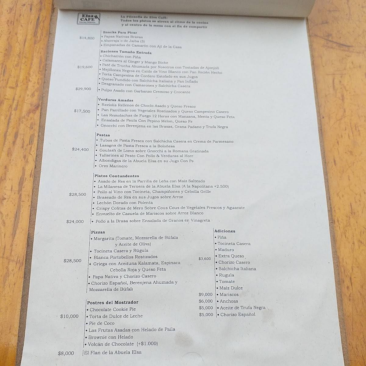 Carta de Elsa Café, Cali, Cra. 3 #08