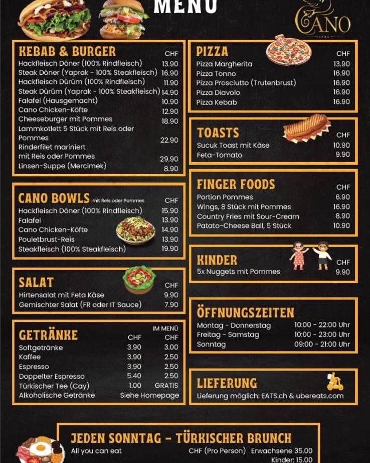 Menu da Cano, Dietikon