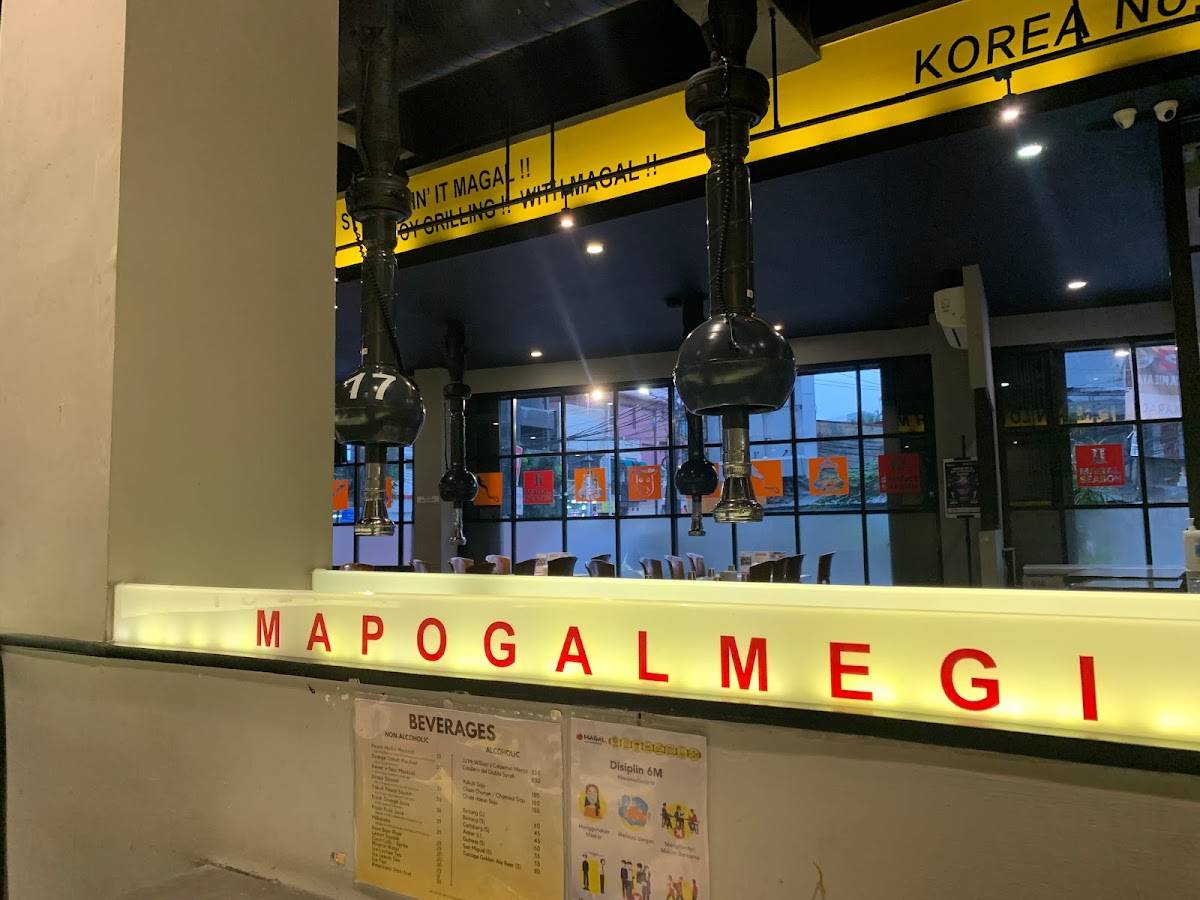 Carta de MAGAL Korean BBQ House, Central Jakarta