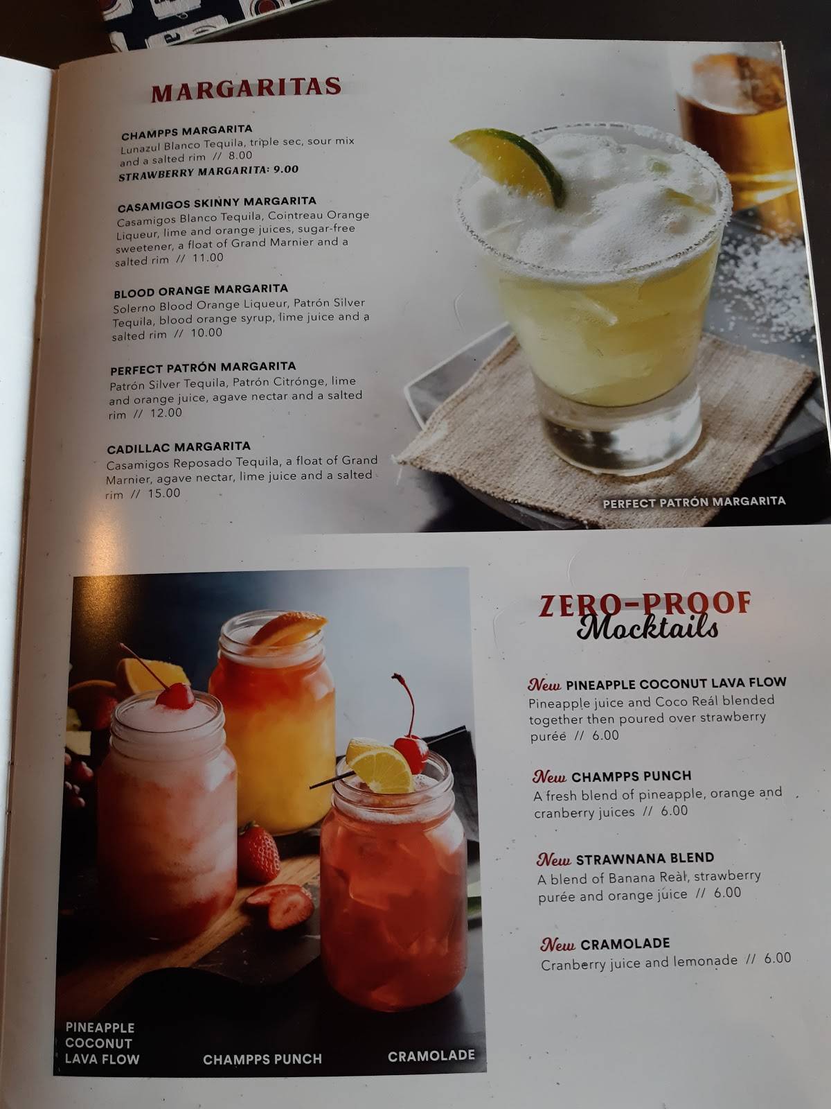 Menu at Champps pub & bar, Eden Prairie, Glen Ln