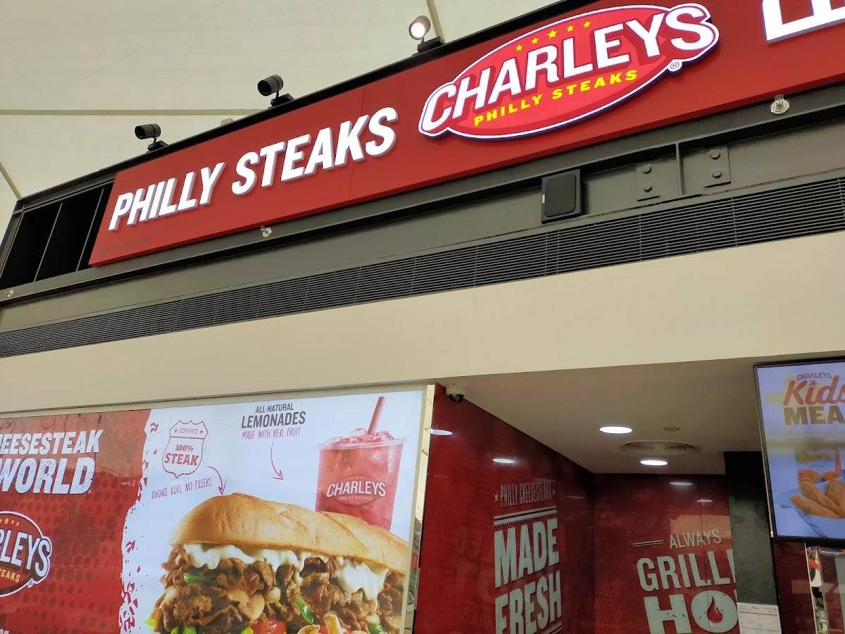 Menu at Charley;s Philly Steaks fast food, Abu Dhabi