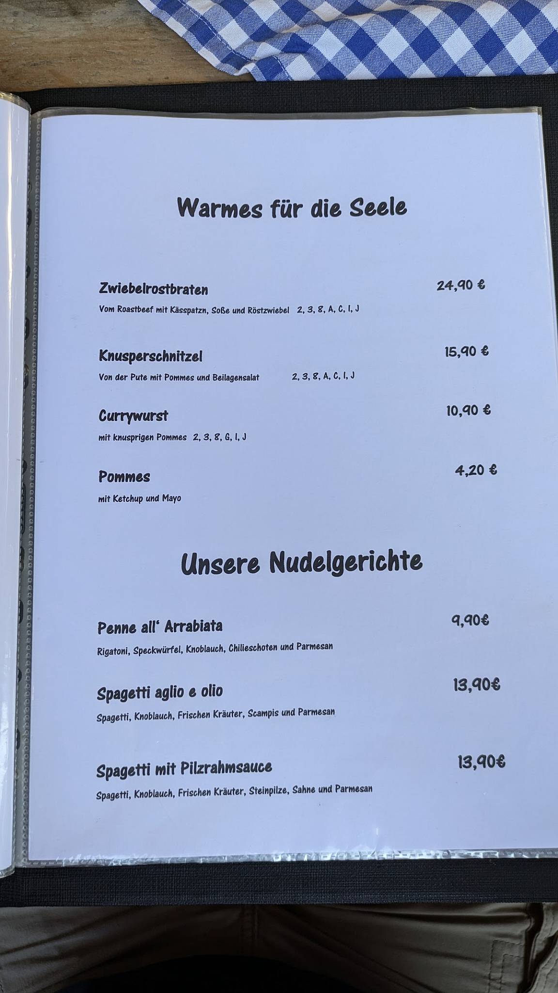 Speisekarte von Charlys 2020 - Gabrielle Neumann restaurant, Dinkelscherben