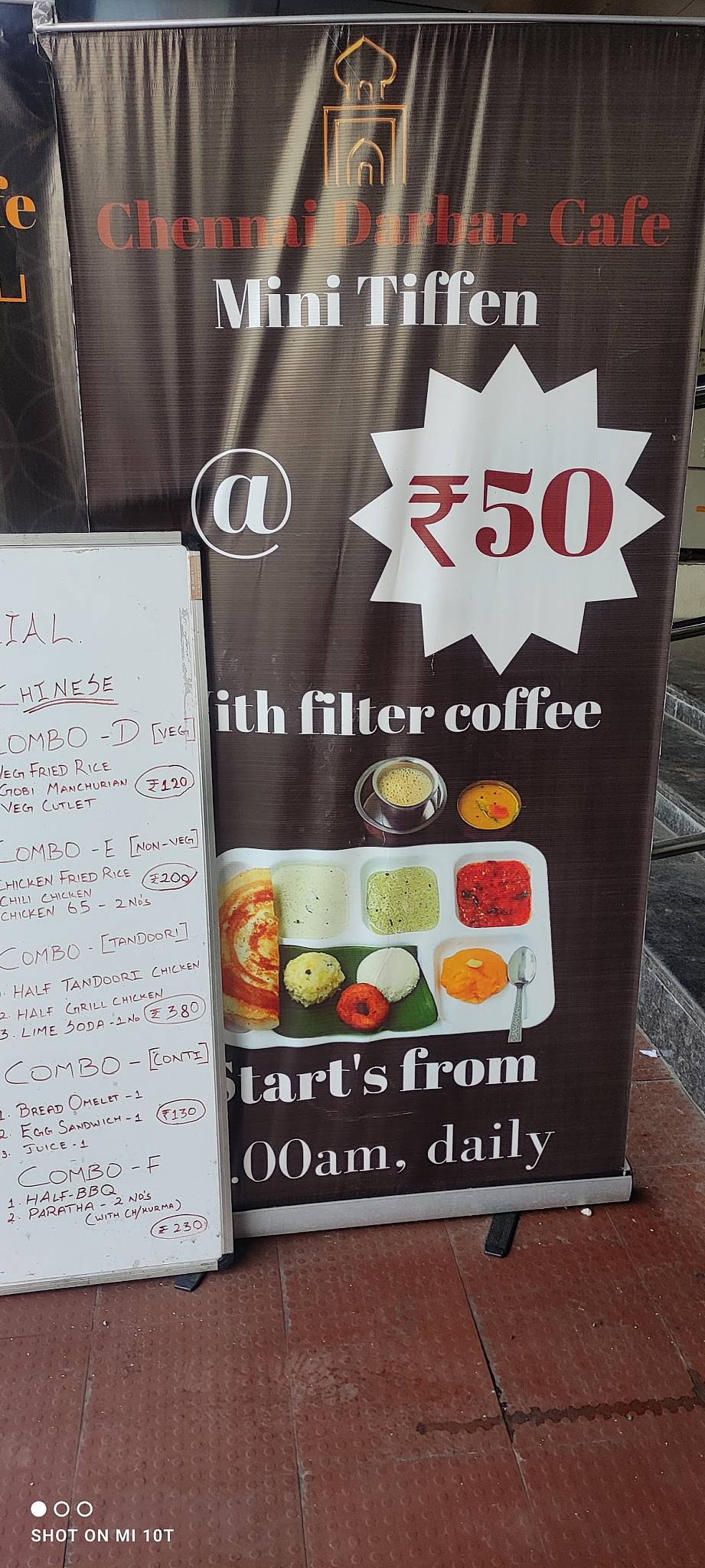 Menu at Chennai Darbar Cafe, Chennai