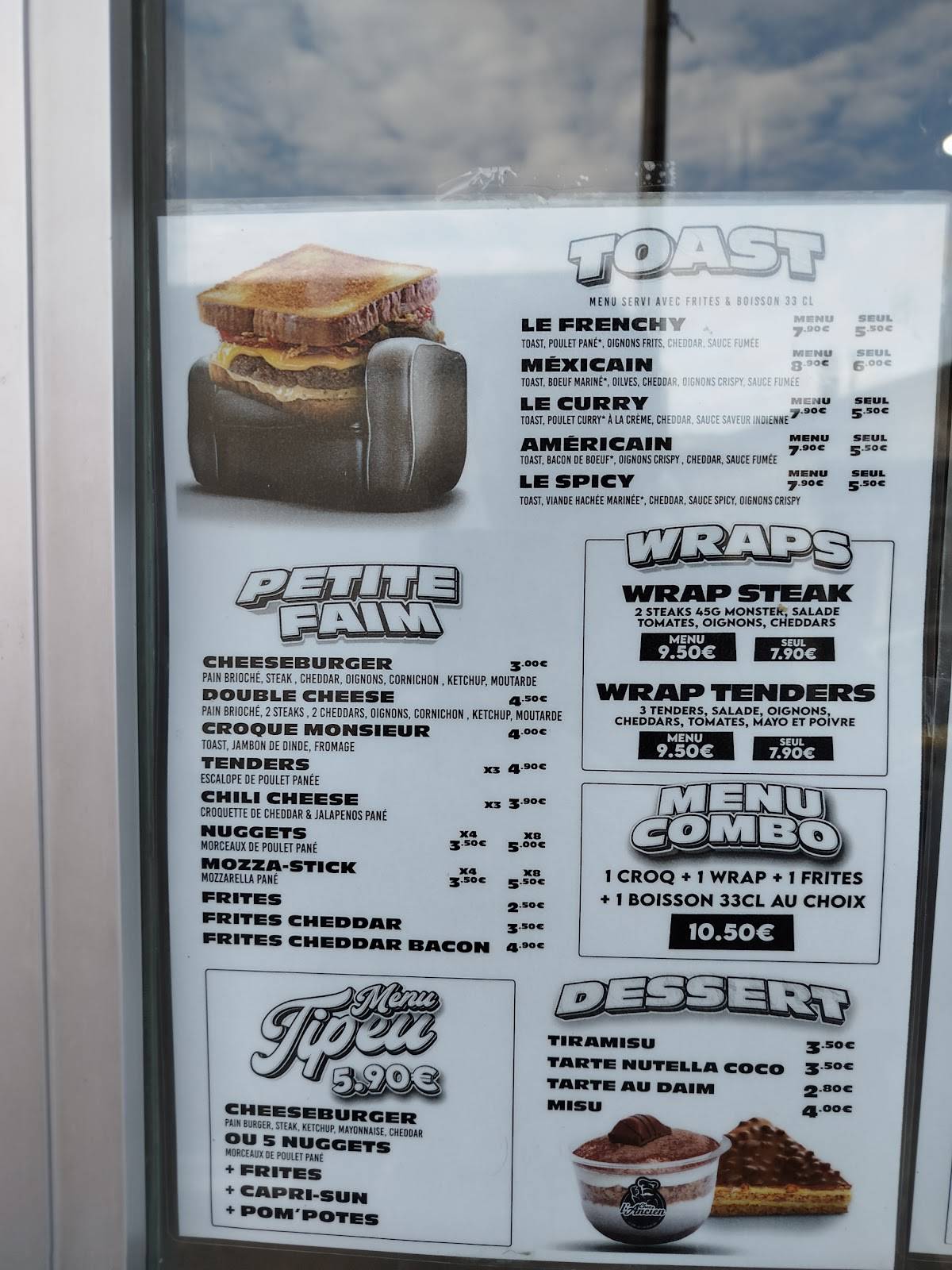 Menu au Chez l’Ancien - Villeparisis restaurant, Villeparisis