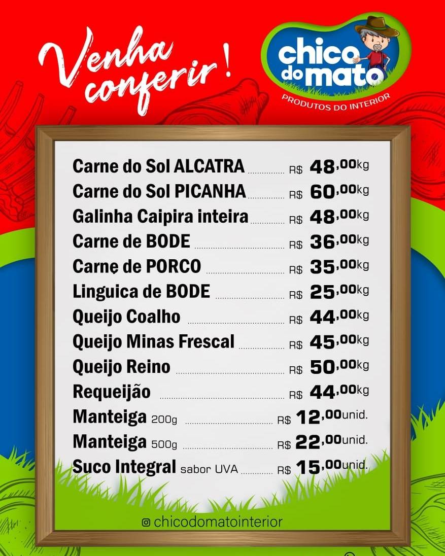 Menu em Chico do Mato pub & Bar, Salvador