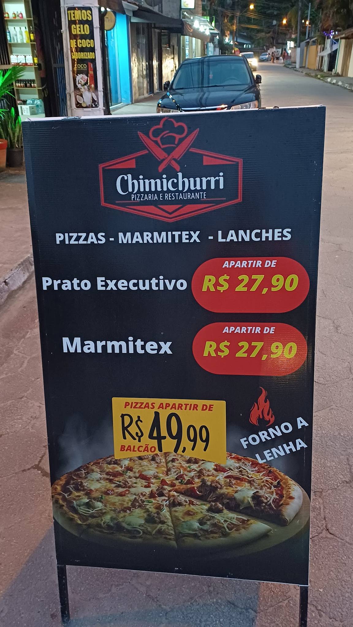Menu em Chimichurri Restaurante Pizzaria, Ubatuba
