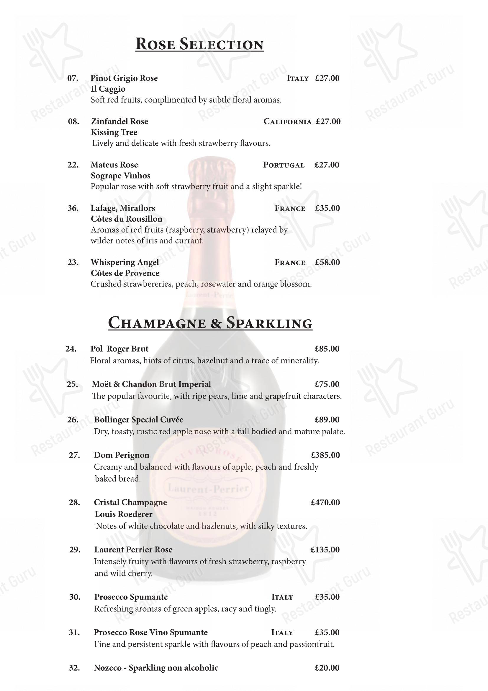Menu at China Rose Bawtry restaurant, Doncaster, 16 S Parade