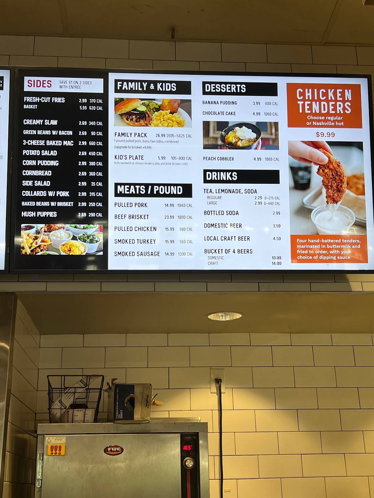 Menu at City Barbeque, Raleigh, Falls of Neuse Rd