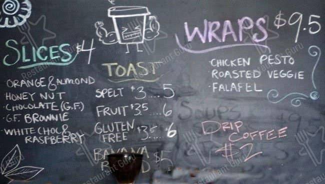 Menu at Clarence Restaurant, Woolloongabba