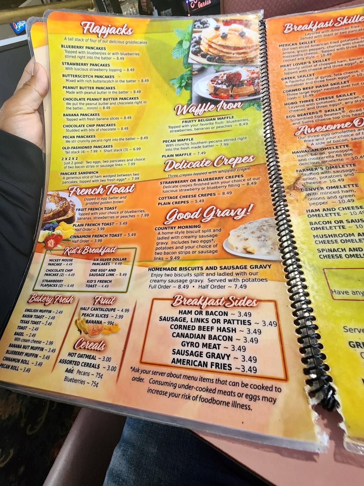 Menu at Coldwater Garden Family Restaurant, Coldwater