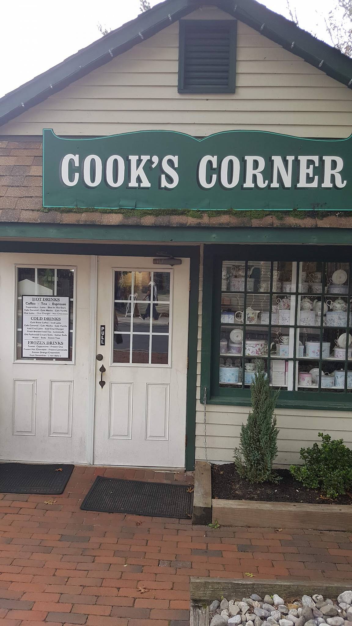Menu at Cook's Corner in Smithville NJ restaurant, Galloway