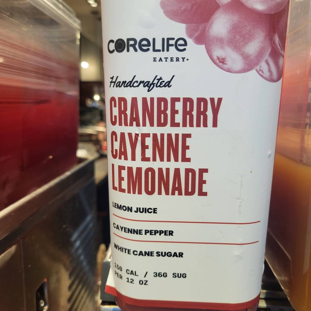 Menu at CoreLife Eatery restaurant, Normal