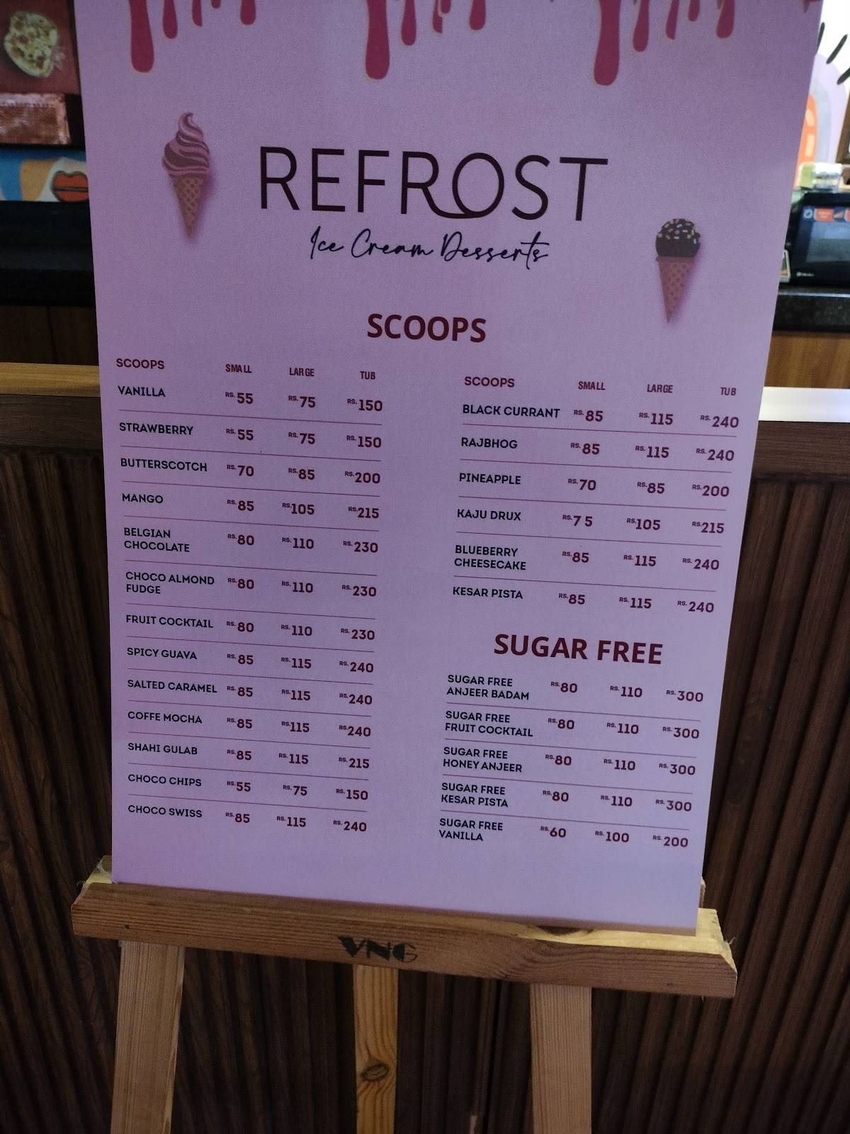 Menu at Courtyard - Food Court, Nagpur