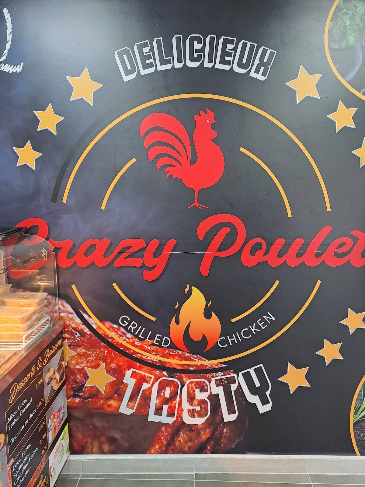 Menu au Crazy Poulet restaurant, Dreux