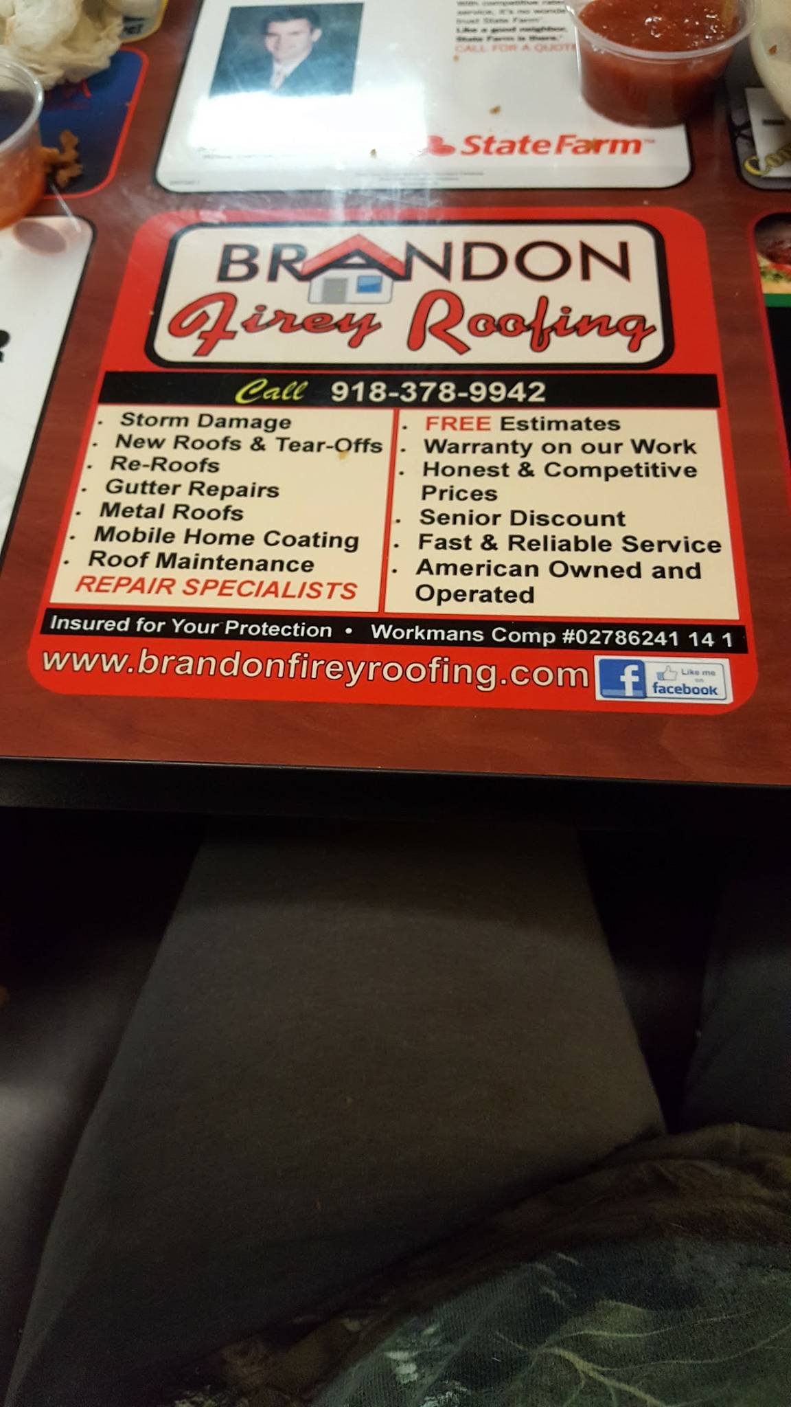 Menu at Crescent Cafe, Sand Springs