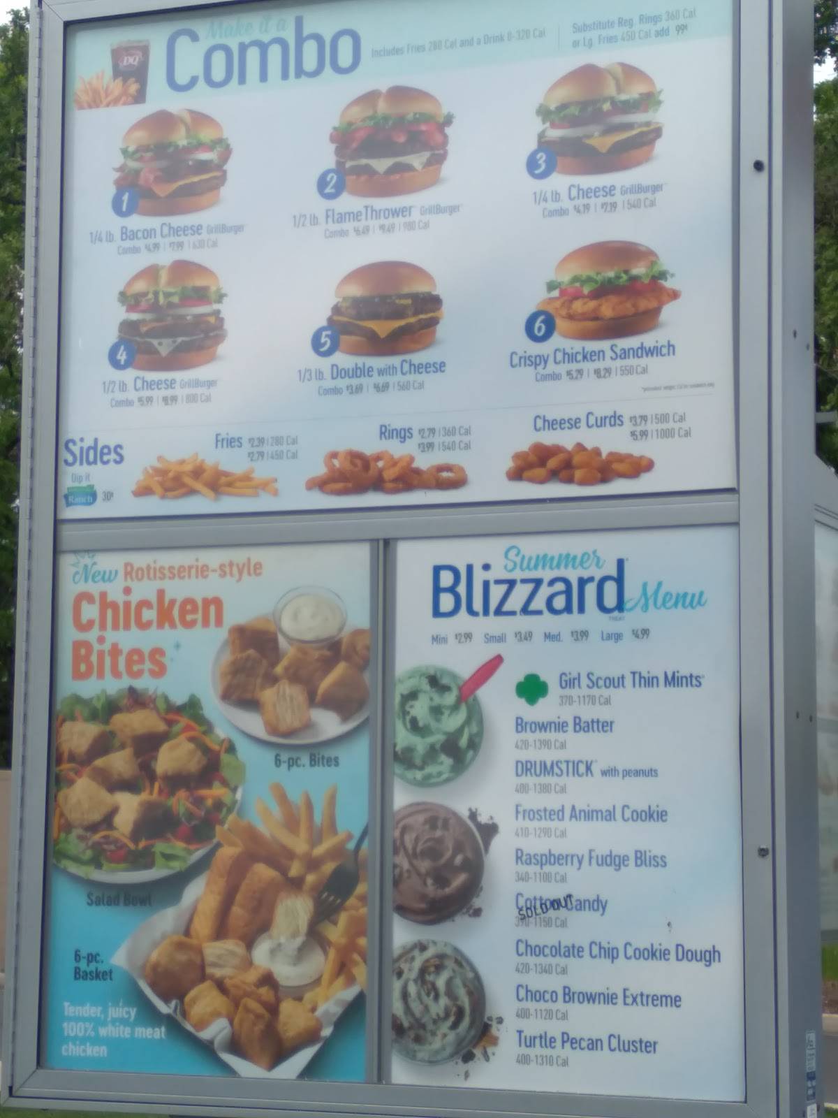 Menu at Dairy Queen Grill & Chill fast food, Creswell, 70 Emerald Pkwy