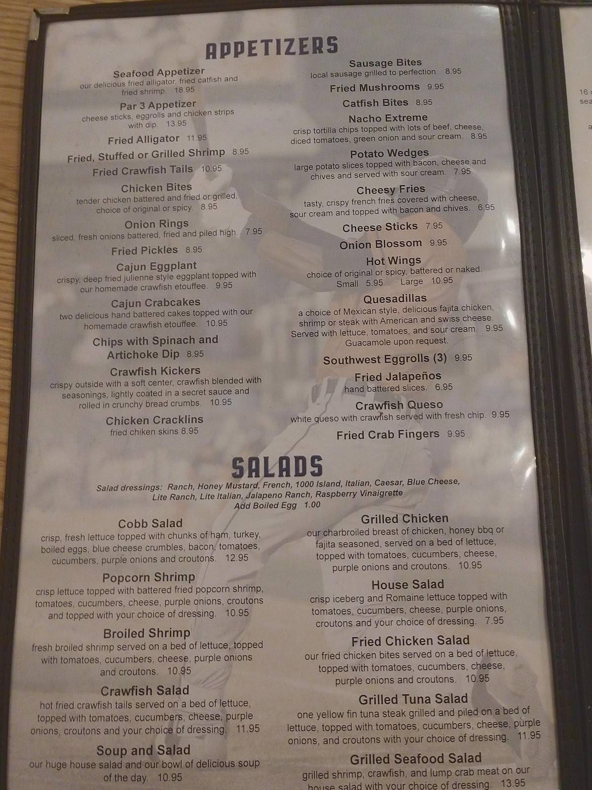 Menu at D C's Sports Bar & Steakhouse, Eunice