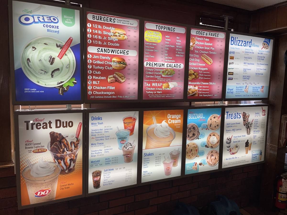Menu at Dairy Queen Store fast food, Paragould