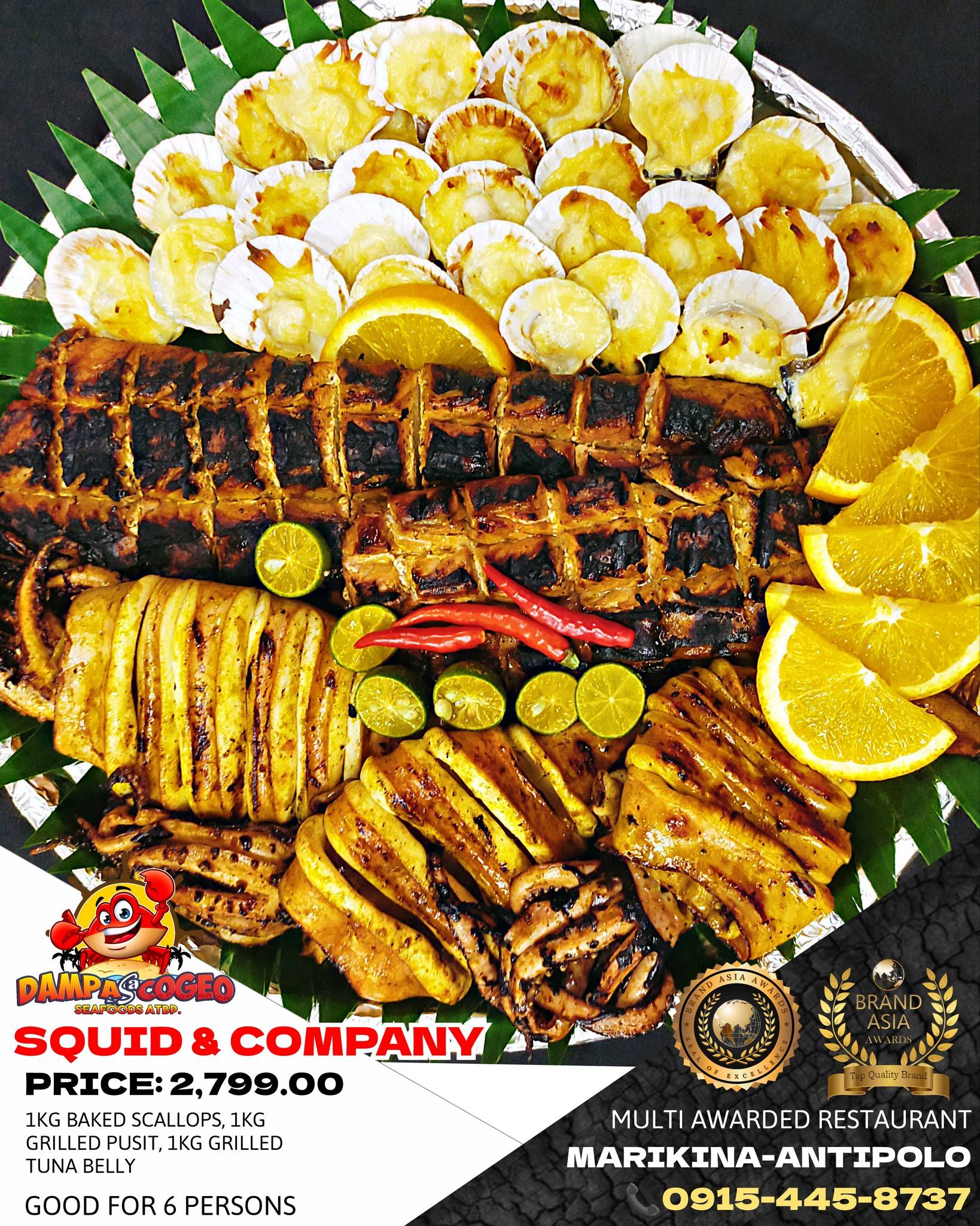 Menu at Dampa sa Cogeo restaurant, Antipolo, J5C8+HXH