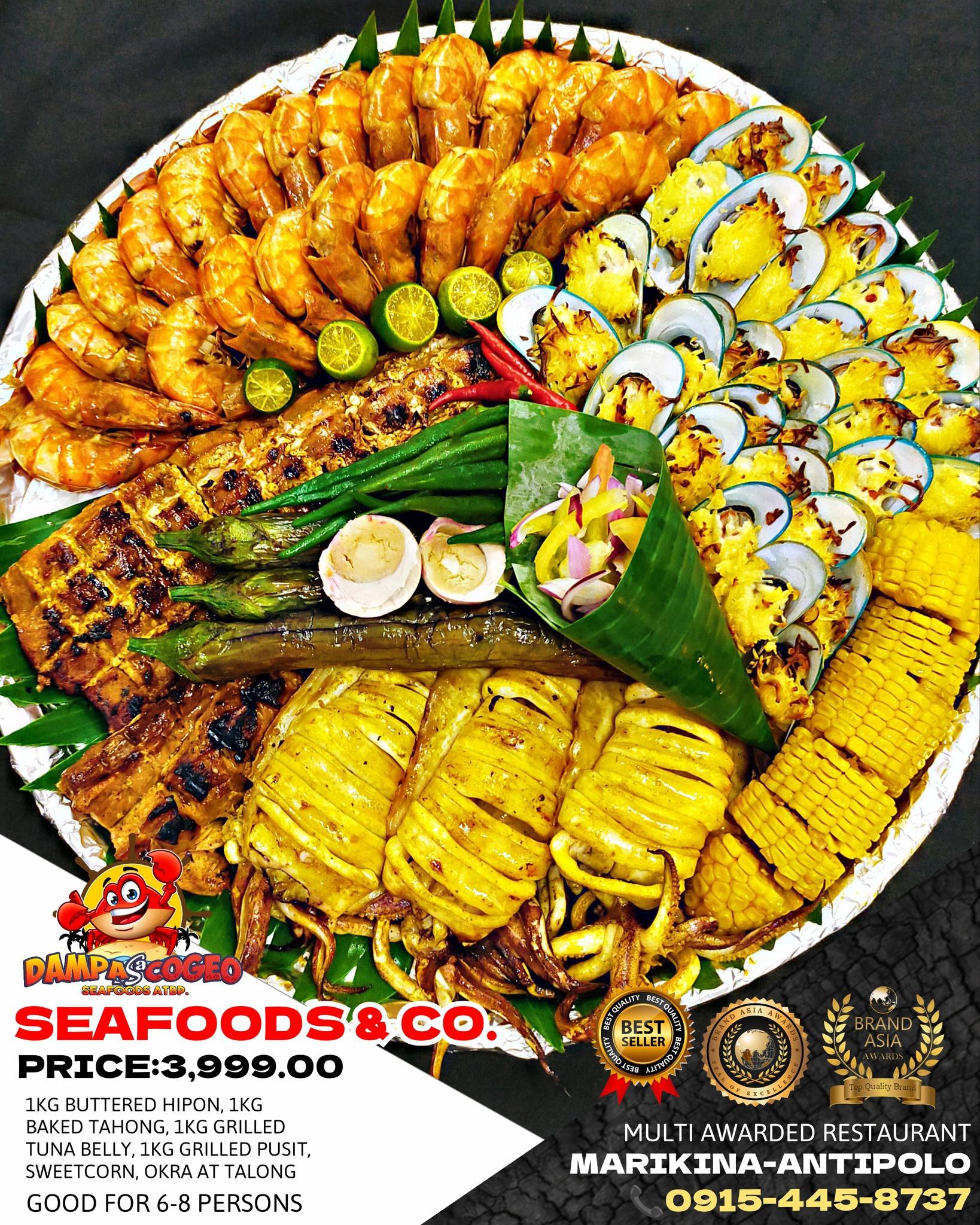 Menu at Dampa sa Cogeo restaurant, Antipolo, J5C8+HXH