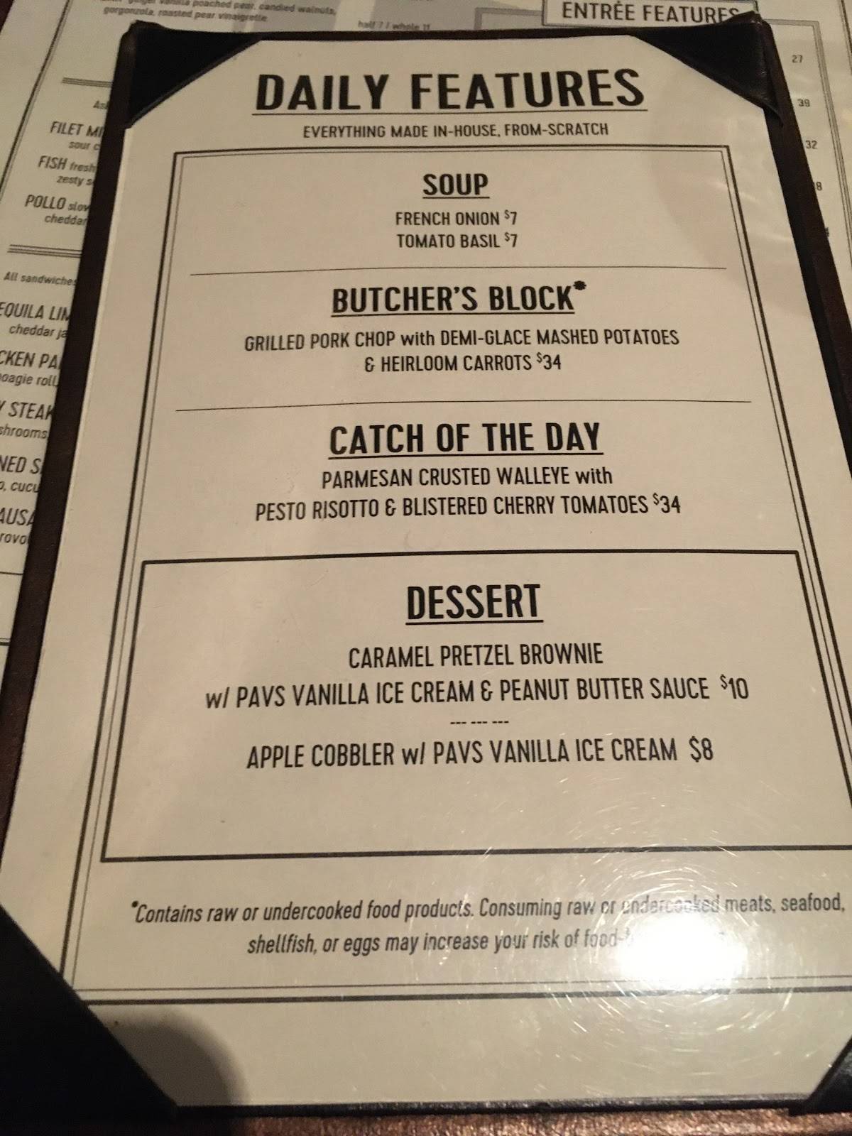 Menu at Darby's on 59 pub & bar, Cuyahoga Falls