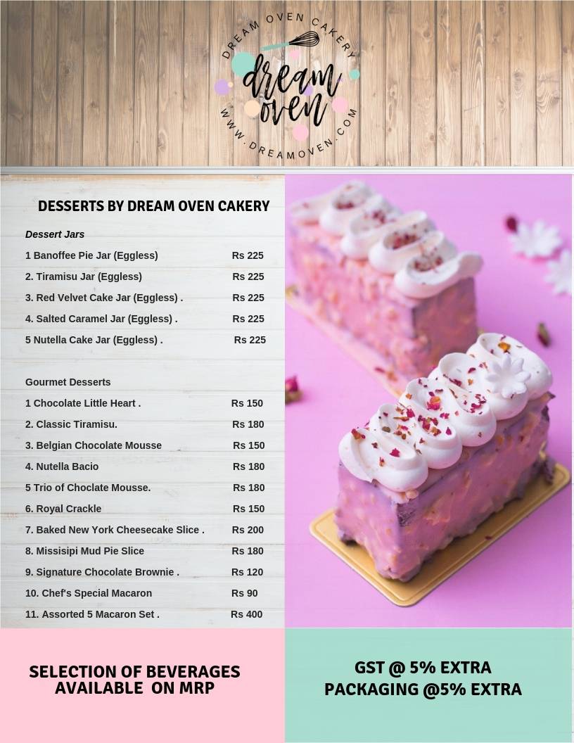 Menu at Dashi, New Delhi, shop no 4