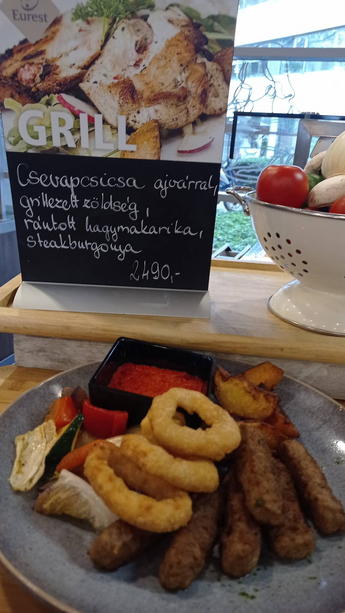 Menu at Delirest Science Park Étterem restaurant, Hungary