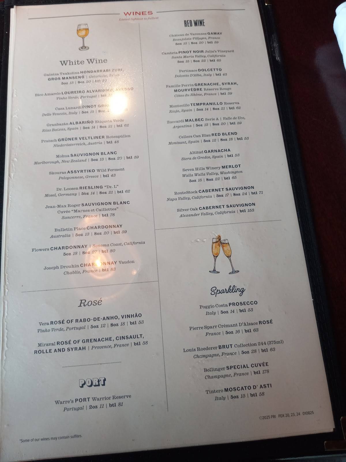 Menu at Pappadeaux Seafood Kitchen restaurant, Greenwood Village, E ...
