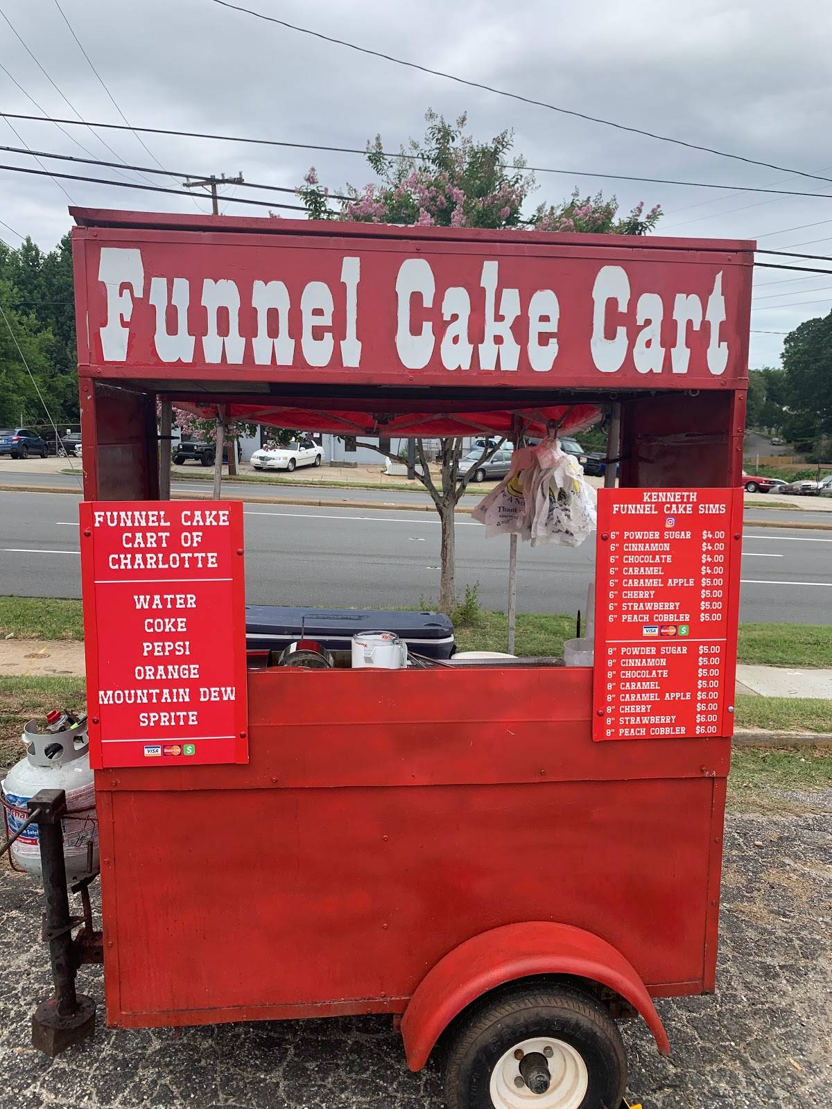 Menu at FUNNEL CAKE CART OF CHARLOTTE desserts, Charlotte