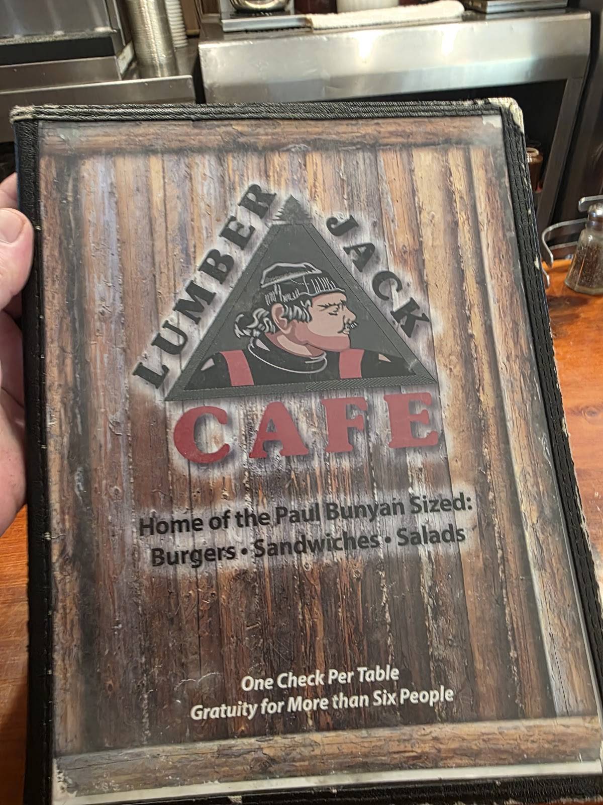 Carta de Lumberjack Cafe, Big Bear City